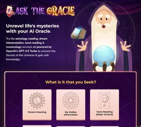 Ask the Oracle - AI Tool Info, Reviews, Alternatives | sayhi2.ai