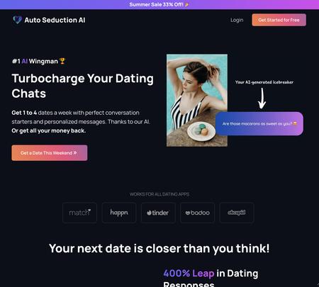 Auto Seduction AI - AIツール情報、類似ツール、人気度 | sayhi2.ai