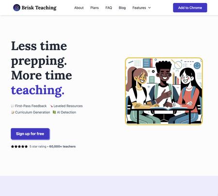 Brisk Teaching - AI Tool Info, Alternatives, Popularity | sayhi2.ai