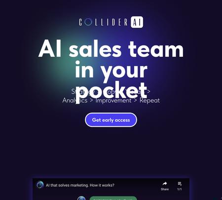 Collider AI - AI Tool Info, Alternatives, Popularity | sayhi2.ai