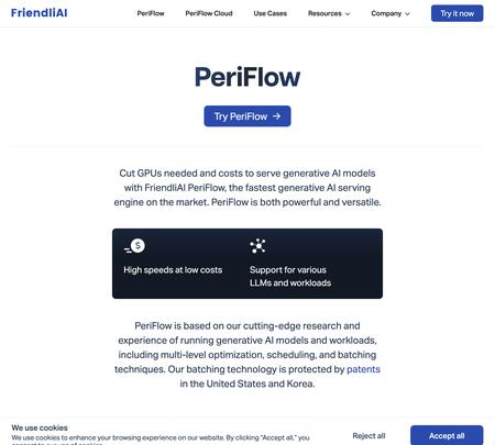 PeriFlow - AIツール情報、類似ツール、人気度 | sayhi2.ai