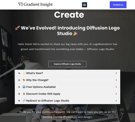 LogoBrainstorm - Info Herramientas IA, Alternativas, Popularidad | sayhi2.ai