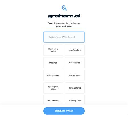 Graham AI - Info Herramientas IA, Alternativas, Popularidad | sayhi2.ai