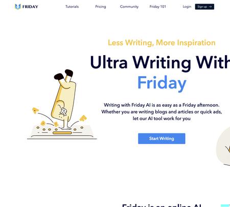 Friday AI - Info Herramientas IA, Alternativas, Popularidad | sayhi2.ai