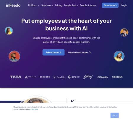 Amber by inFeedo - AI Tool Info, Alternatives, Popularity | sayhi2.ai