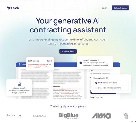 Latch - Info Herramientas IA, Alternativas, Popularidad | sayhi2.ai
