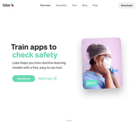 Lobe AI - Info Herramientas IA, Alternativas, Popularidad | sayhi2.ai