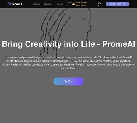 PromeAI - AI Tool Info, Alternatives, Popularity | sayhi2.ai