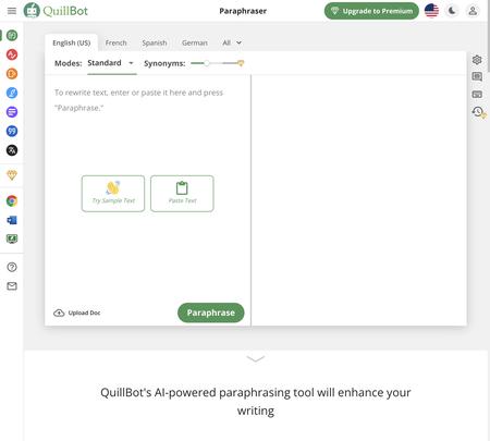 QuillBot AI - AI Tool Info, Alternatives, Popularity | sayhi2.ai