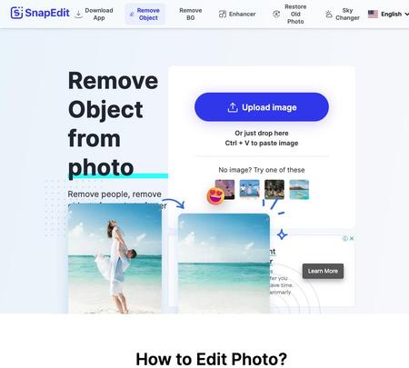 SnapEdit - AI Tool Info, Alternatives, Popularity | sayhi2.ai