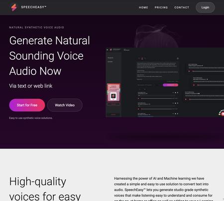 SpeechEasy - Info Herramientas IA, Alternativas, Popularidad | sayhi2.ai