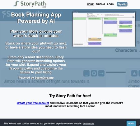 Story Path - AI Tool Info, Alternatives, Popularity | sayhi2.ai