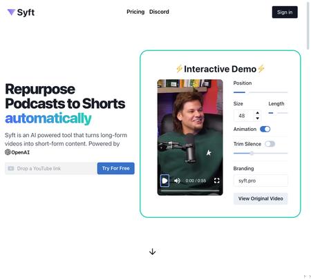 Syft - AI Tool Info, Alternatives, Popularity | sayhi2.ai